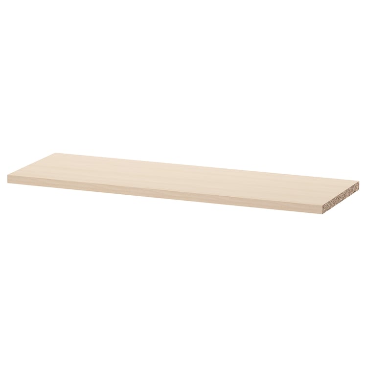BILLY shelf, birch effect, 76x26 cm - IKEA