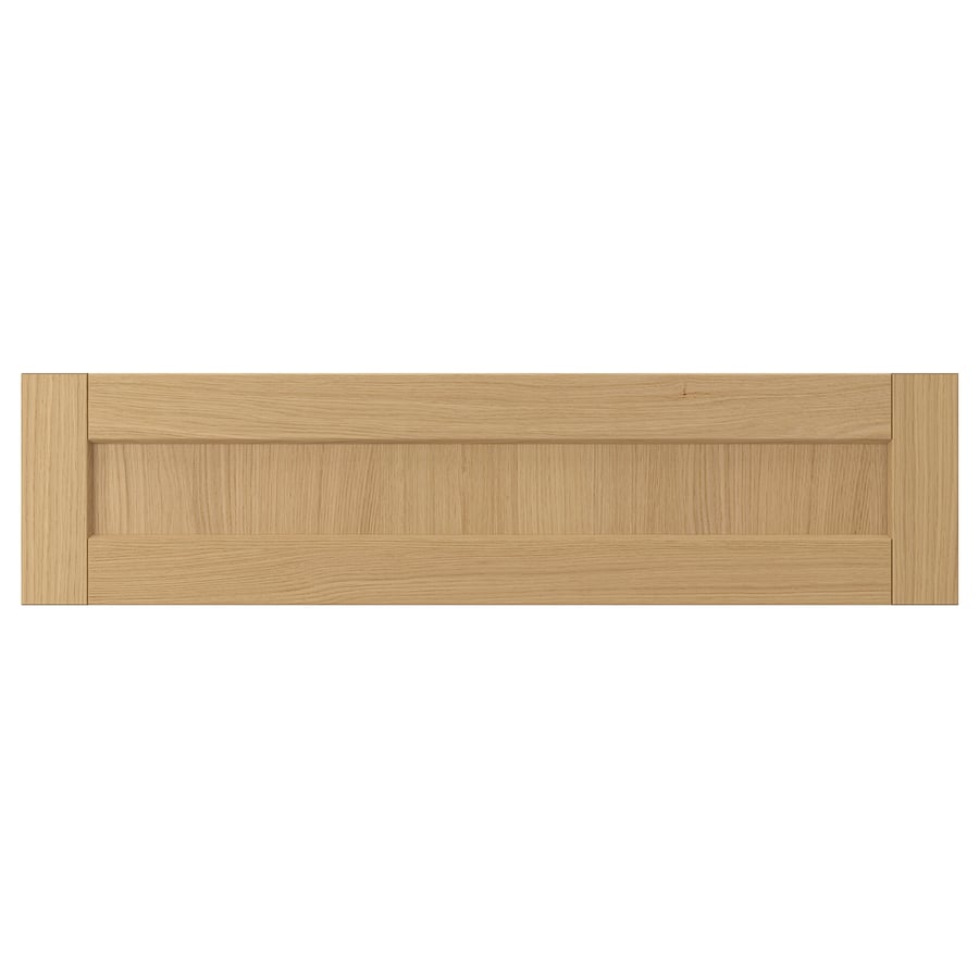 FORSBACKA drawer front, oak, 80x20 cm - IKEA