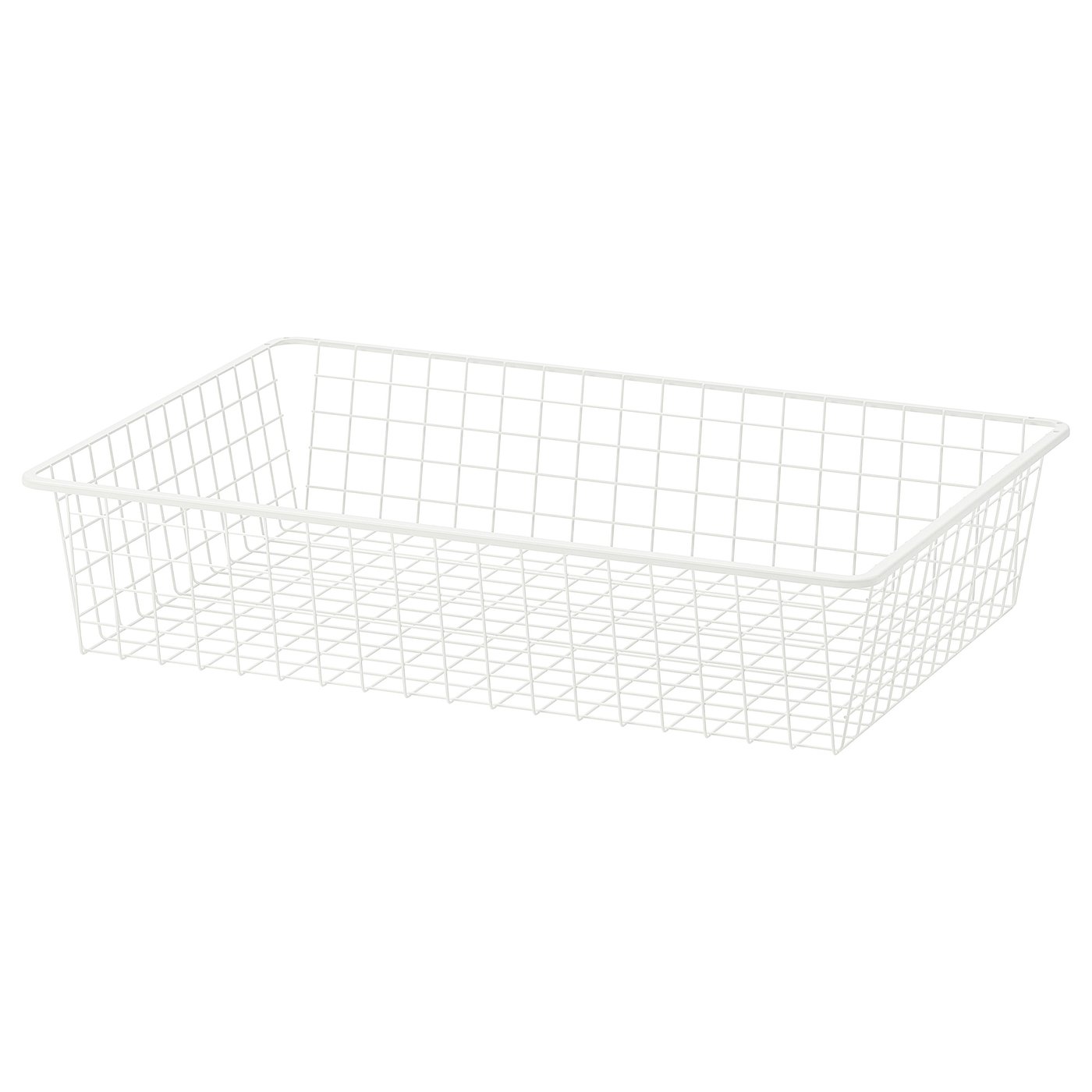 HJÄLPA wire basket, white, 80x55 cm - IKEA