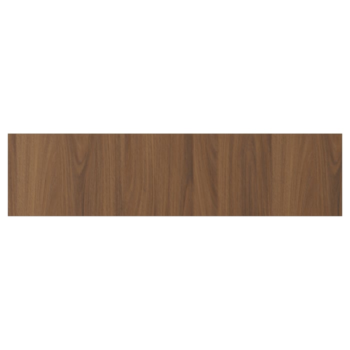 TISTORP drawer front, brown walnut effect, 80x20 cm - IKEA
