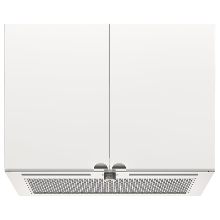 UNDERVERK built-in extractor hood, stainless steel, 60 cm - IKEA