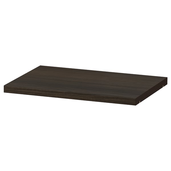 BILLY tablette, brun foncé motif chêne, 36x26 cm - IKEA