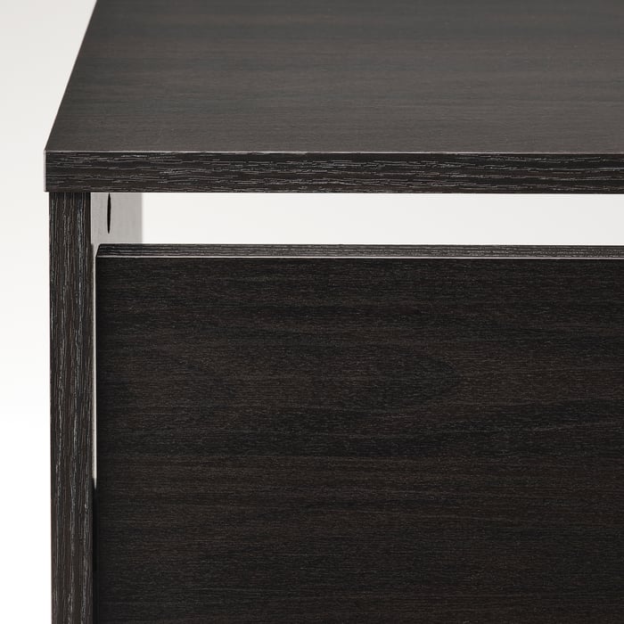 BISSA armoire à chaussures 2 casiers, brun noir, 49x28x93 cm - IKEA