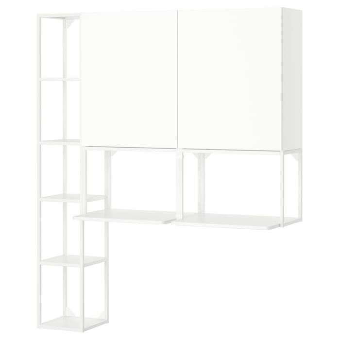 ENHET combinaison de rangement, blanc, 150x45x180 cm - IKEA