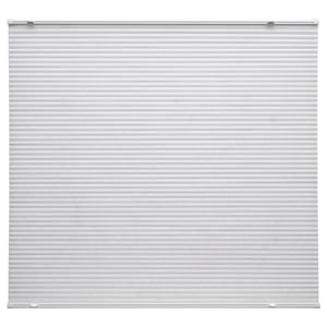 HORNVALLMO store plissé, blanc/de haut en bas de bas en haut, 100x130 cm - IKEA
