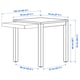IKEA PS 2026 table avec tiroir, pin Vernis transparent, 70x70 cm - IKEA
