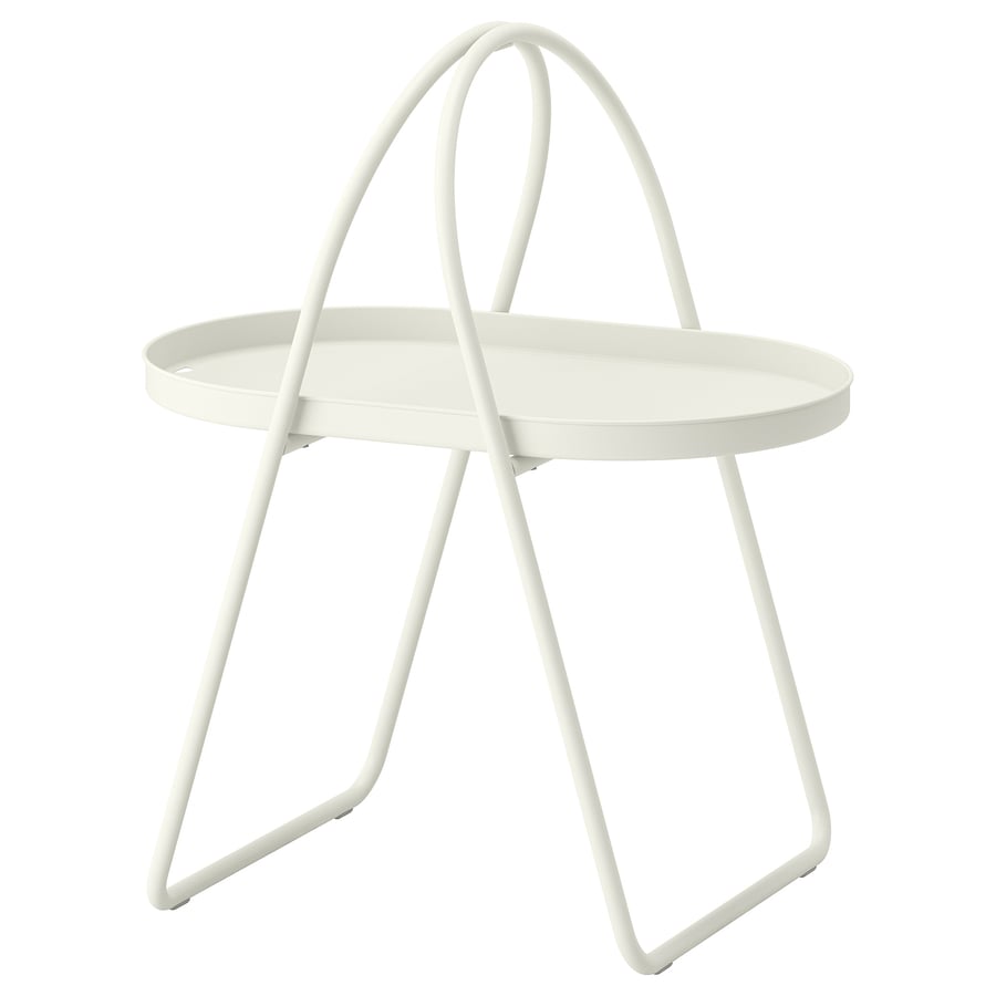 MÅBÄRSSKÄR table basse, extérieur intérieur/blanc, 61x41 cm - IKEA