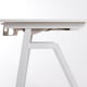 TROTTEN bureau assis/debout, électrique/blanc, 120x70 cm - IKEA