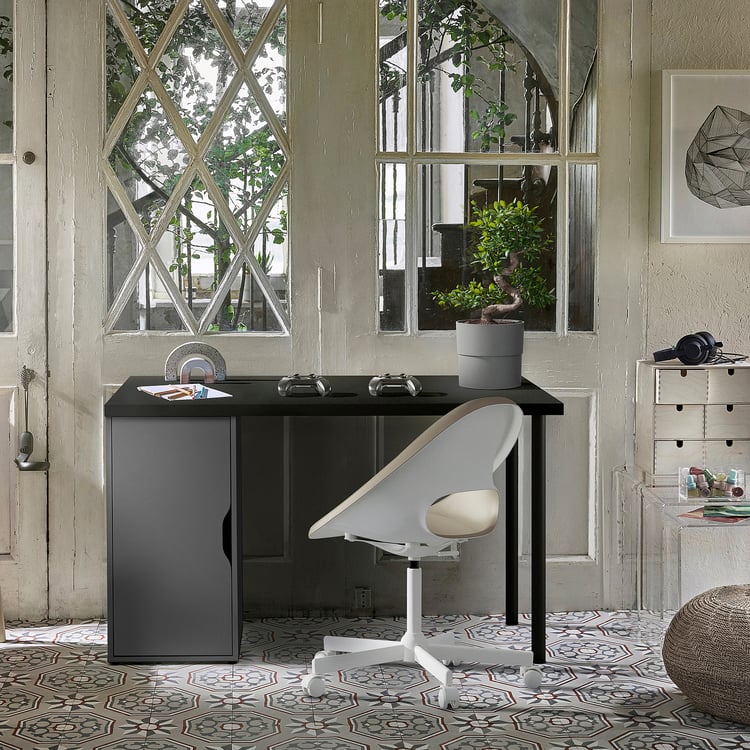 ALEX storage unit, dark grey, 36x70 cm - IKEA