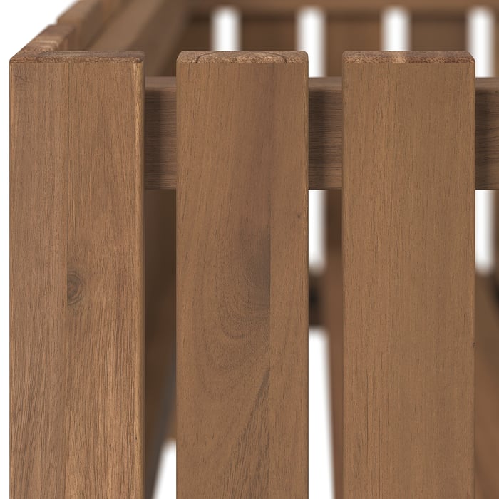 ASKHOLMEN flower box, dark brown - IKEA