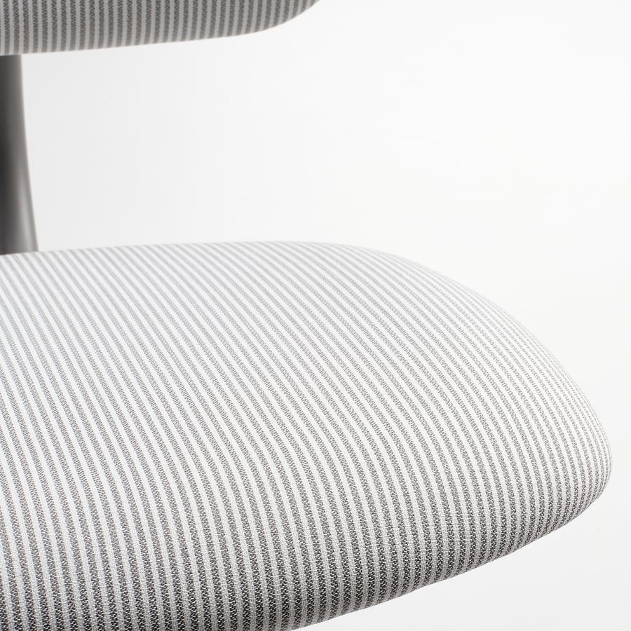BLECKBERGET swivel chair, Klovsta white/grey - IKEA