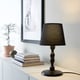 KINNAHULT table lamp, black ash/black, 37 cm - IKEA