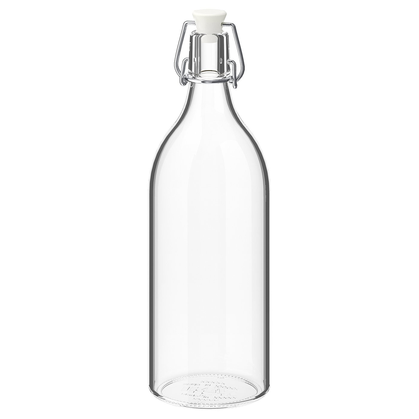 KORKEN bottle with stopper, clear glass, 1 l - IKEA
