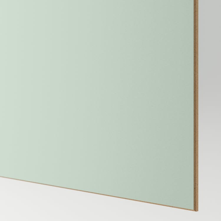 MEHAMN pair of sliding doors, aluminium double sided/light blue light ...