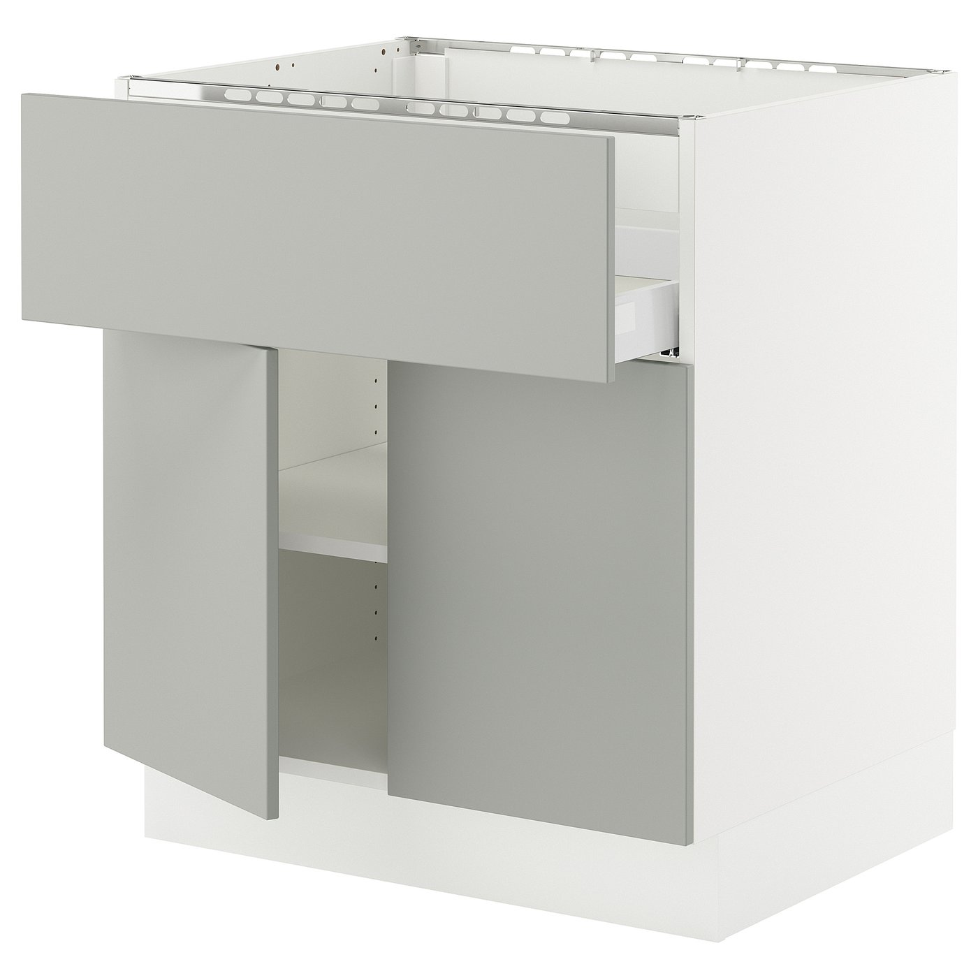 SEKTION / MAXIMERA base cab f hob/drawer/shelves/2 drs - IKEA