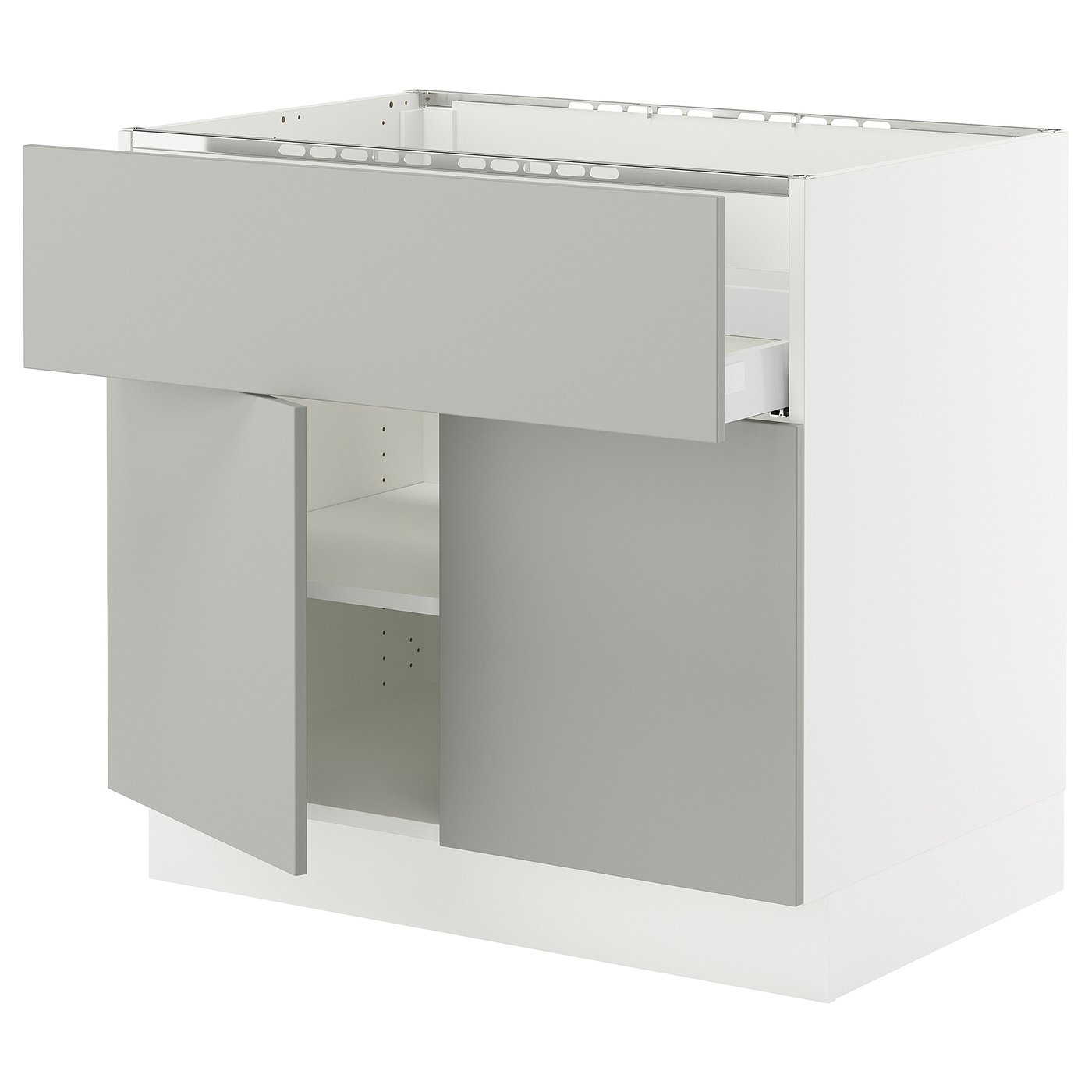 SEKTION / MAXIMERA base cab f hob/drawer/shelves/2 drs - IKEA