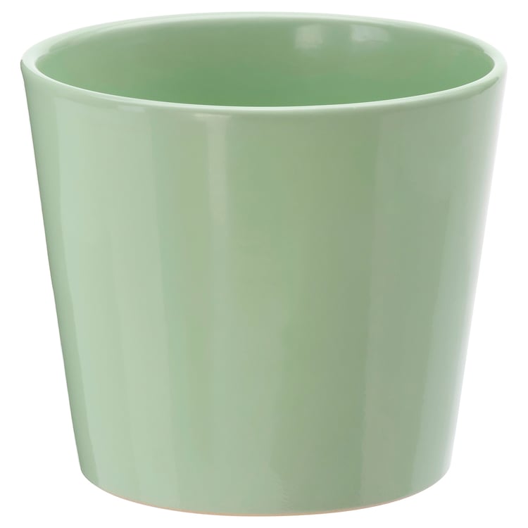 SOJABÖNA plant pot, light green, 9 cm - IKEA