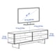 STOCKHOLM 2025 TV bench with sliding doors, oak veneer, 179x42x56 cm - IKEA