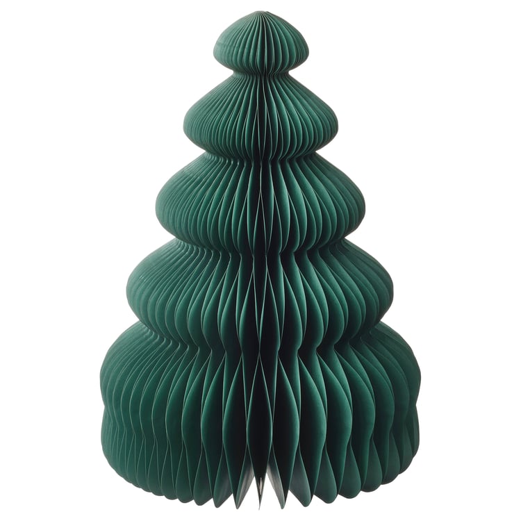 VINTERFINT decoration, Christmas tree shaped green, 36 cm - IKEA