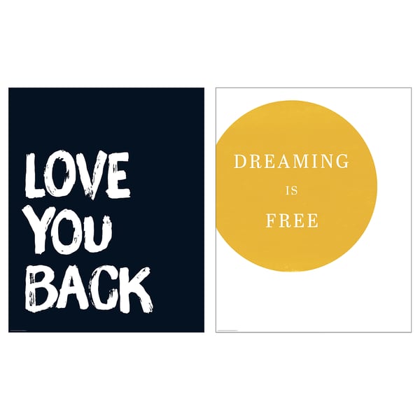 BILD Póster, Love you back, 41x51 cm - IKEA Mexico