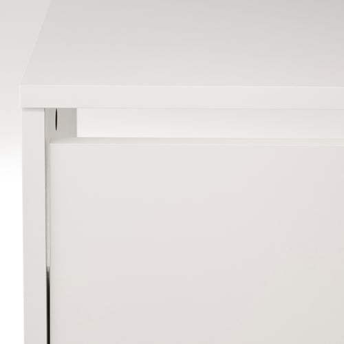 BISSA Zapatero con 3 compartimentos, blanco, 49x28x135 cm - IKEA Mexico