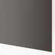 MEHAMN 4 paneles para puerta corr, gris oscuro/beige grisáceo, 75x201 ...