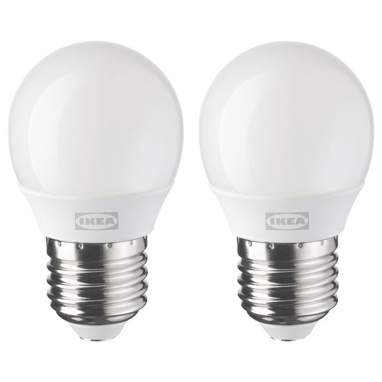SOLHETTA Bombilla LED E26 250 lumen, forma de globo ópalo, 45 mm - IKEA ...
