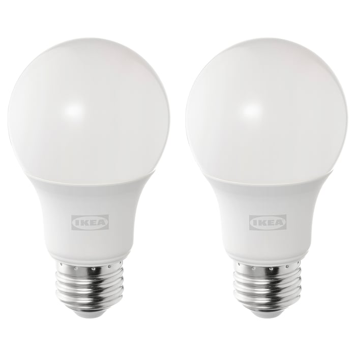 SOLHETTA Bombilla LED E26 800 lumen, atenuable/forma de globo ópalo ...