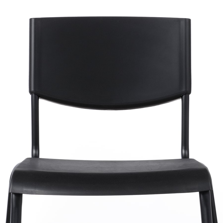 STIG Silla alta, negro/negro, 74 cm - IKEA Mexico