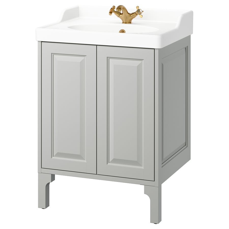 TÄNNFORSEN / RUTSJÖN Mueble de lavabo con puertas/lavabo - IKEA Mexico