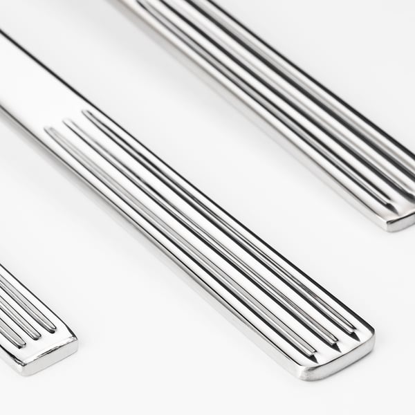 DRAGON 18-piece cutlery set, stainless steel - IKEA Malaysia