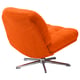 DYVLINGE swivel easy chair, Kelinge orange - IKEA Malaysia