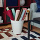 FNISS waste bin, white, 10 l - IKEA Malaysia