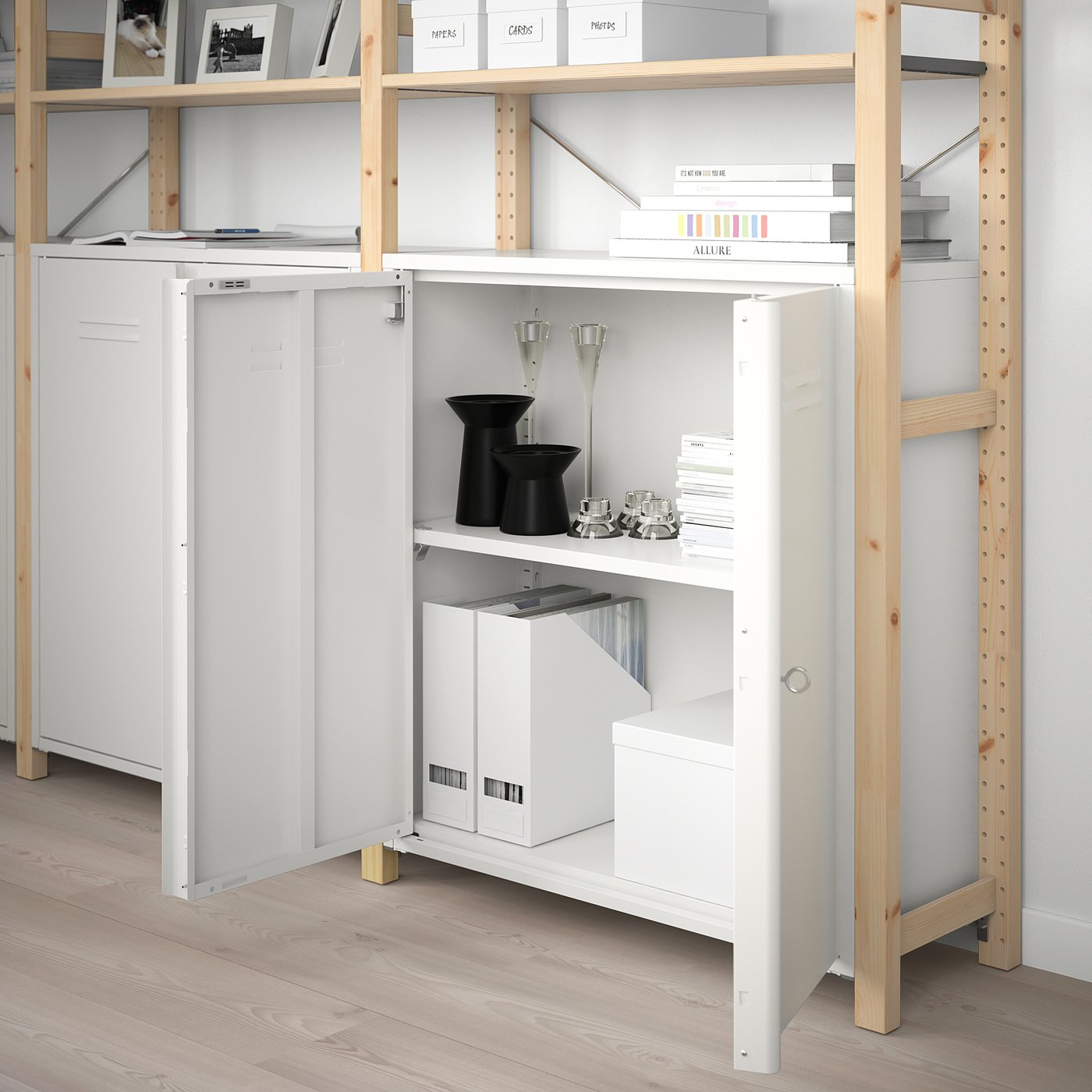 IVAR cabinet with doors white 80x83 cm IKEA Malaysia