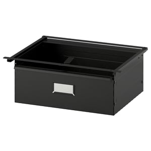 IVAR Drawer, black, 39x30x14 cm - IKEA