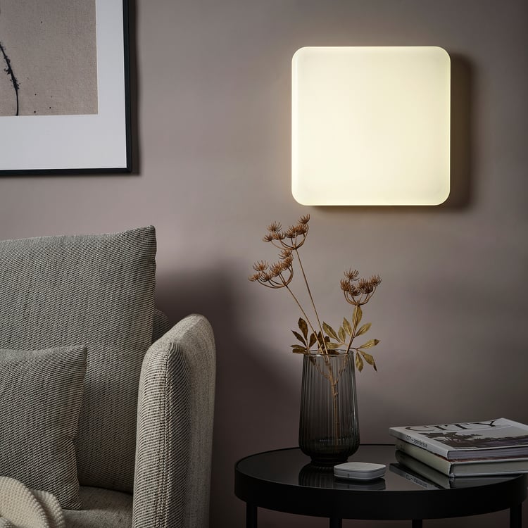 JETSTRÖM LED wall light panel, smart dimmable/wired-in colour and white ...