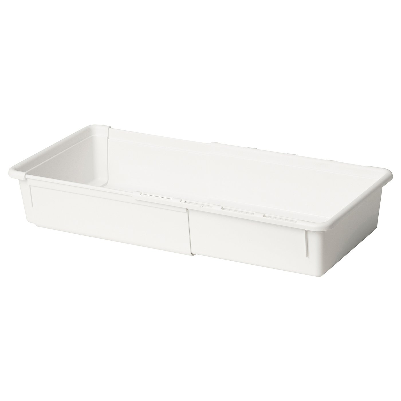 KACKLA extendable box, white, 25-38x19 cm - IKEA