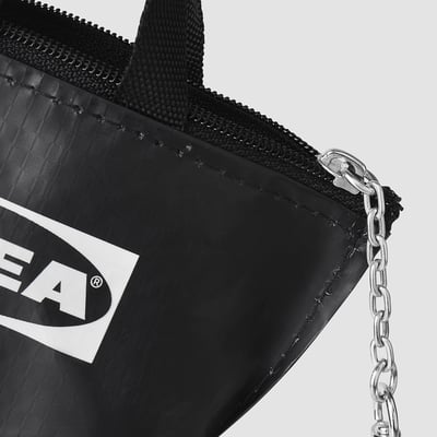 KNÖLIG key ring, small black, 9x7 cm - IKEA Malaysia