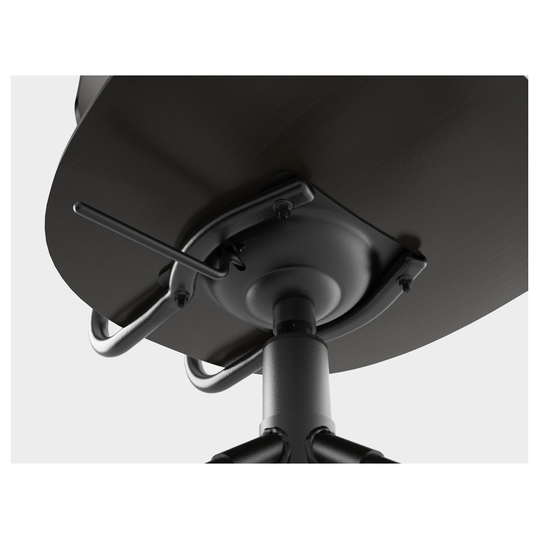 KULLABERG Swivel chair, black - IKEA