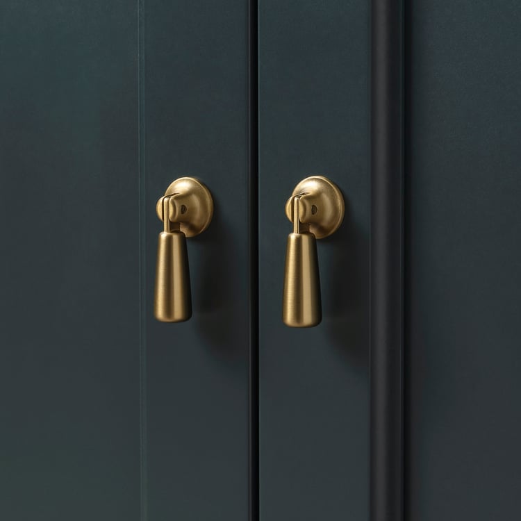 LOMMARP cabinet, dark blue-green, 102x101 cm - IKEA Malaysia