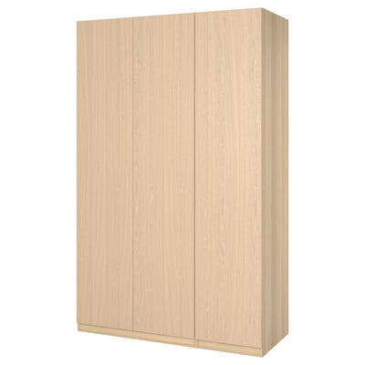 PAX / FORSAND wardrobe, white stained oak effect/white stained oak ...