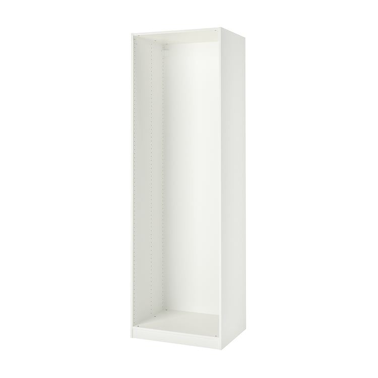 PAX wardrobe frame, white, 75x58x236 cm - IKEA Malaysia