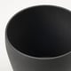 PERSILLADE plant pot, dark grey, 15 cm - IKEA Malaysia