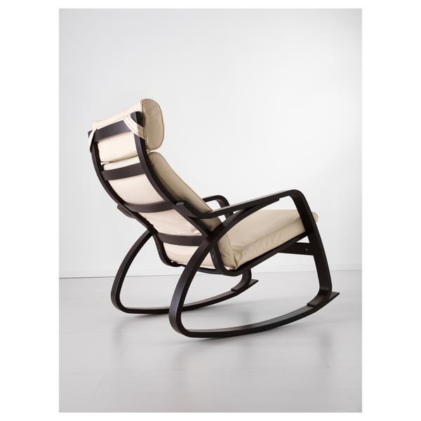 POÄNG Rocking-chair, Glose eggshell - IKEA