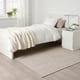 TIPHEDE rug, flatwoven, natural/black, 120x180 cm - IKEA Malaysia