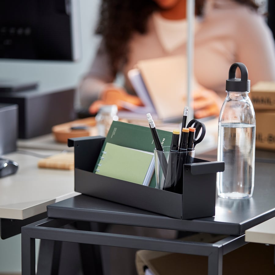 TROTTEN Trolley, anthracite, 80x40 cm - IKEA