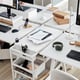 TROTTEN trolley, white, 80x40 cm - IKEA Malaysia