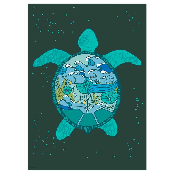 BILD poster, penyu, 50x70 cm - IKEA
