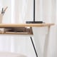 BOLLPOJKE meja, kayu pain/putih, 90x55 cm - IKEA Malaysia