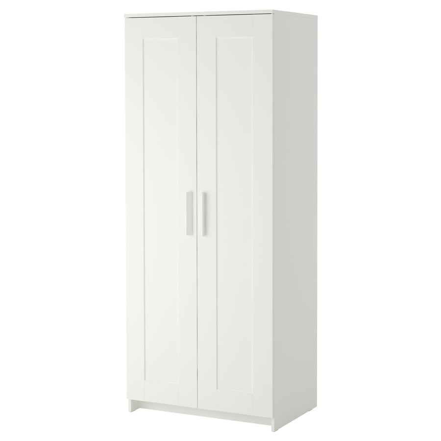 BRIMNES almari pakaian 2 pintu, putih, 78x190 cm - IKEA Malaysia